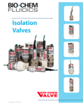 Isolation Valves - Brochure