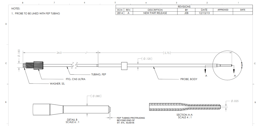 Fluid Probe - Drawings